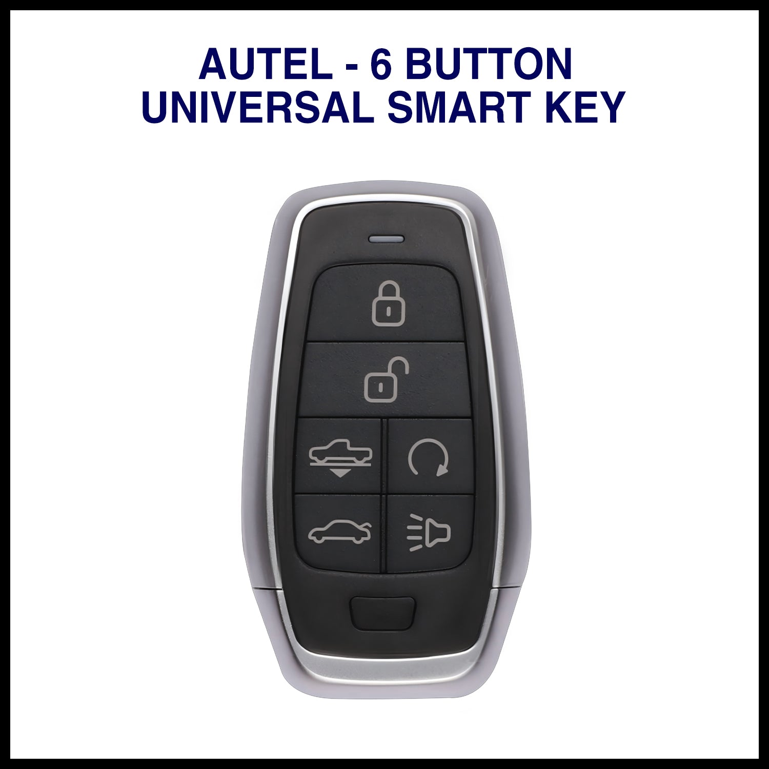 Autel IKey IKEYAT6TPRA Universal Car Key 6 Buttons Work with KM100 ...