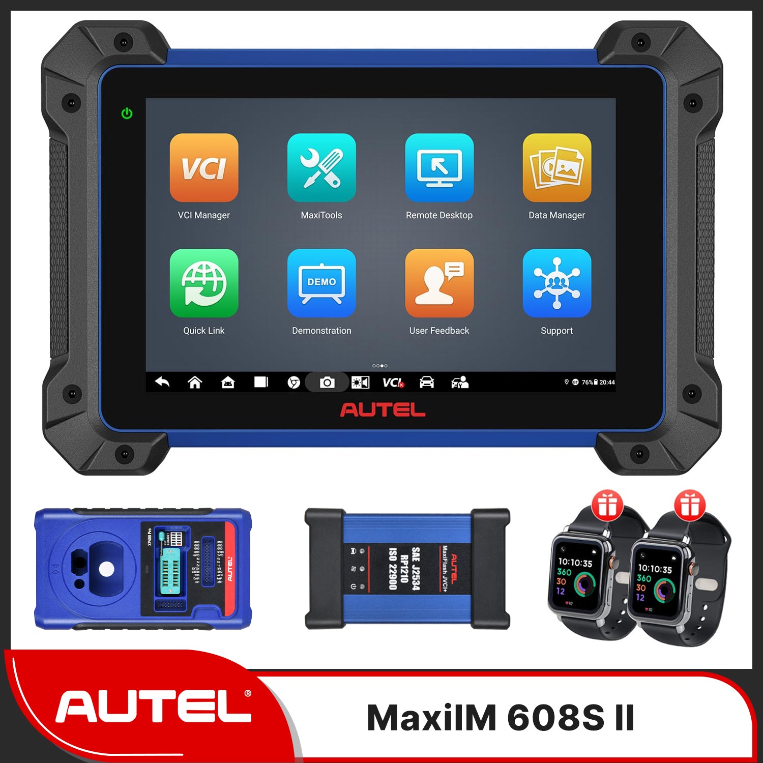 Autel MaxiIM IM608S II Key Programmer&Diagnostic Scanner with XP400PRO ...