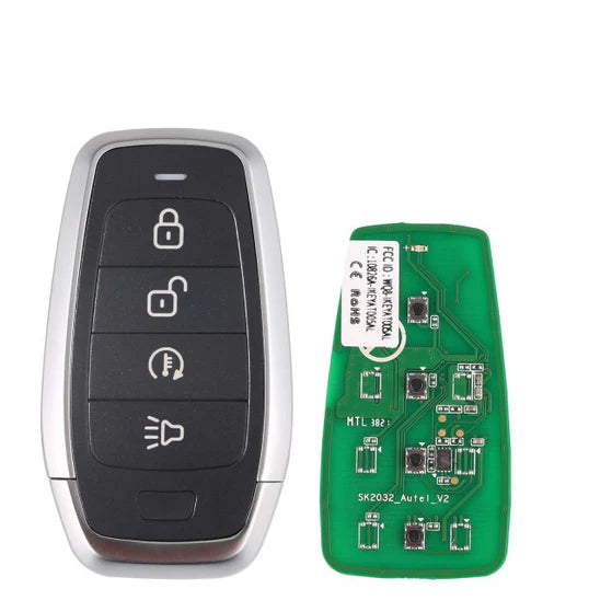 Autel IKey IKEYAT4PC Universal Car Key 4 Buttons Work with KM100 ...