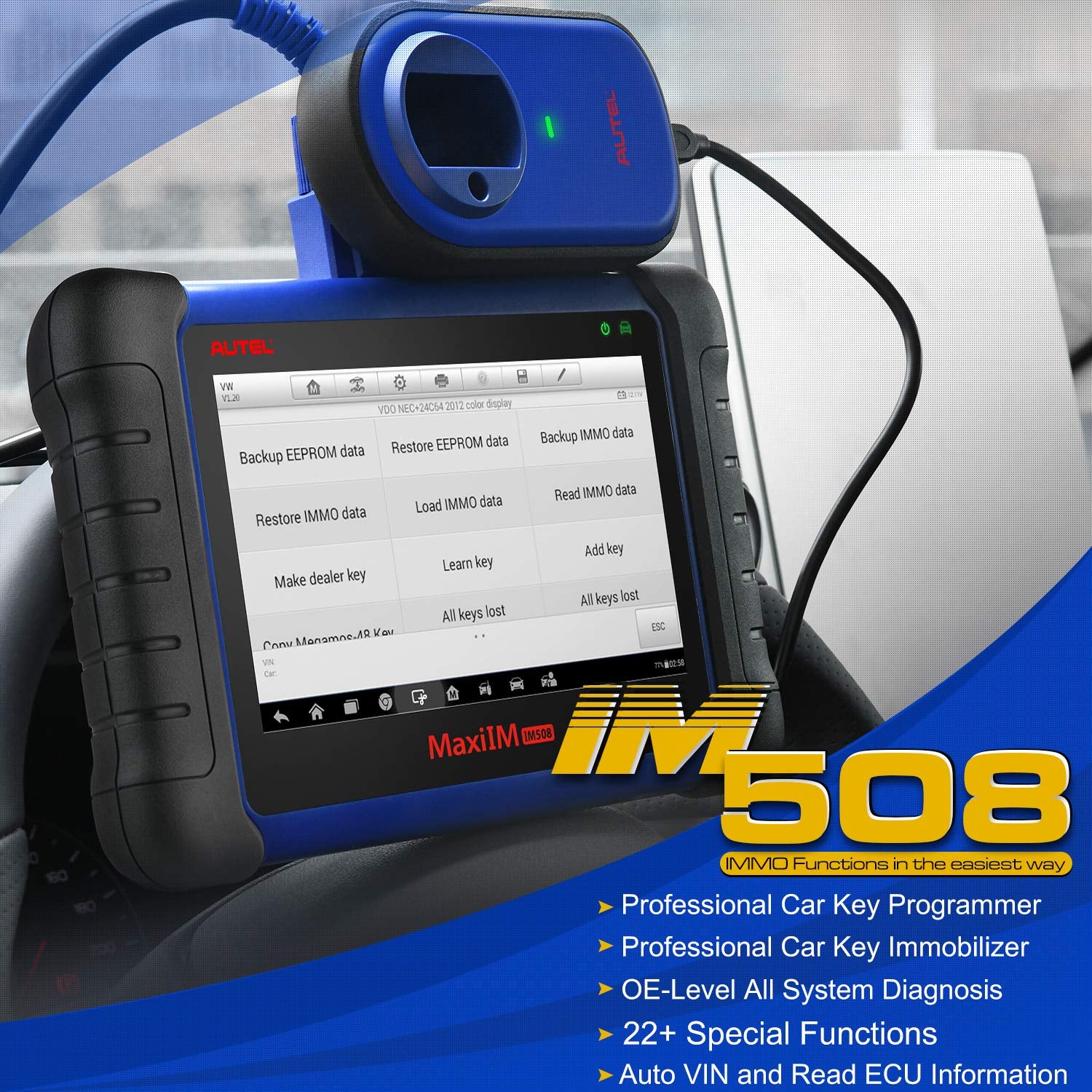 [Autel IM508 Kit] Advanced Key Programmer and Full Diagnostic Service ...