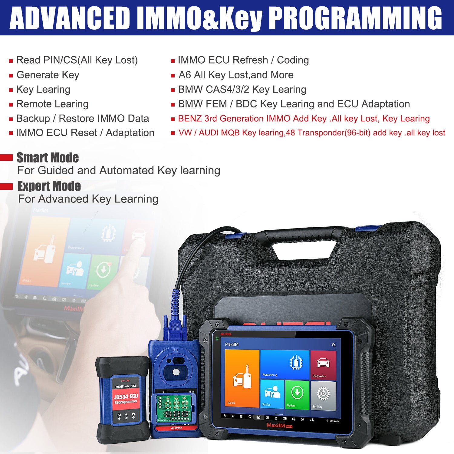 [Autel IM608 Kit] Enhanced MaxiIM IM608 Key Programmer with Full Diagn ...