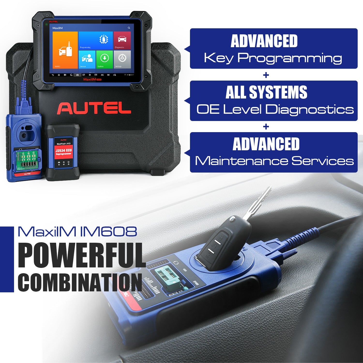 [Autel IM608 Kit] Enhanced MaxiIM IM608 Key Programmer with Full Diagn ...